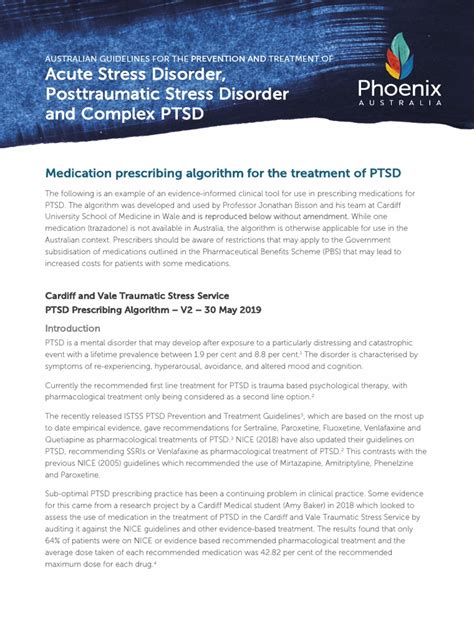 Chapter 6 Appendix Medication Prescribing Algorithm Pdf Selective Serotonin Reuptake