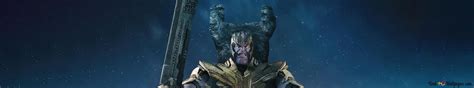 Angery Thanos Sitting On His Throne 4k Wallpaper Download