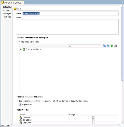 Managing Security In Oracle Data Integrator