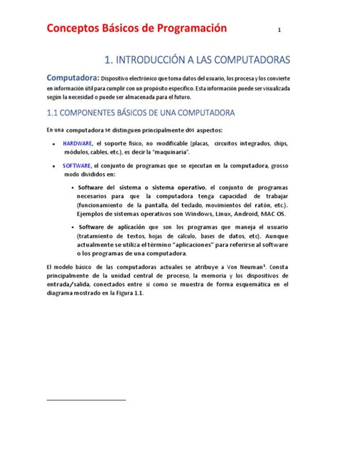 conceptos basicos de programacion pdf pdf hardware de la