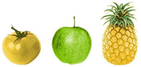 an example of a visual context containing an atypically colored