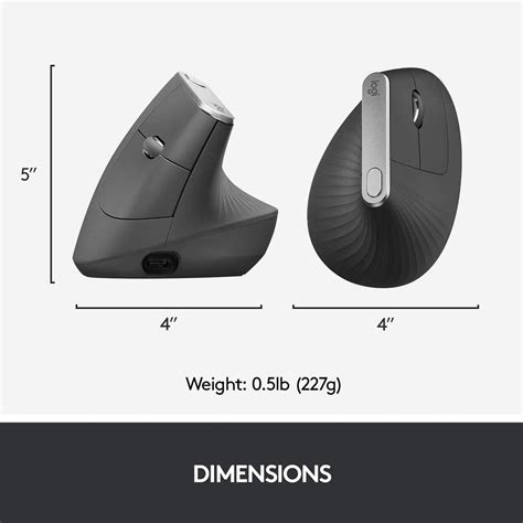 Logitech MX Vertical - mouse - ergonomic 910-005448 - Electron Albania