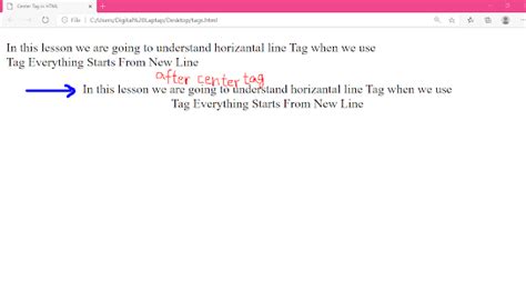 Hr Tags In Html Center Tag In HTML Br Tag In HTML Vela