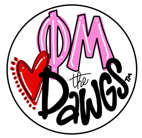 Uga Phi Mu Loves The Dawgs Button Shop The Greek Freak