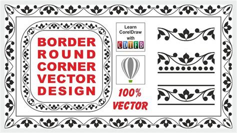 vector border with round corner design in corel draw cdtfb learn