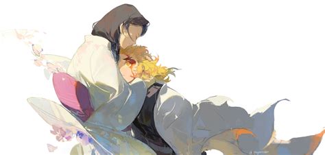 Rengoku Kyoujurou And Rengoku Ruka Kimetsu No Yaiba Drawn By Hayamafair Danbooru