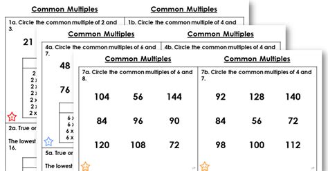 Year 6 Common Multiples Lesson Classroom Secrets Classroom Secrets