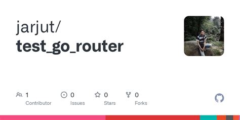GitHub Jarjut Test Go Router