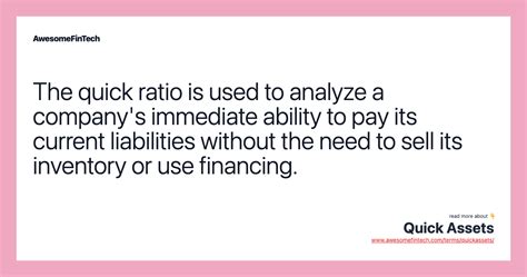 Quick Assets AwesomeFinTech Blog