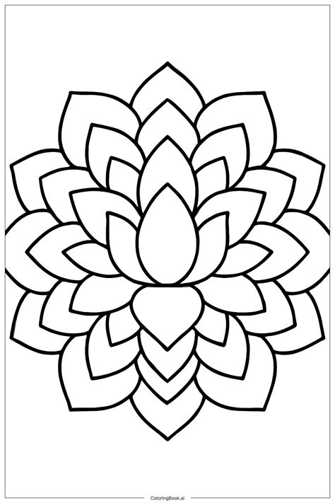 Winter Mandala With Icicle Patterns Coloring Page Free Pdfandpng Printable