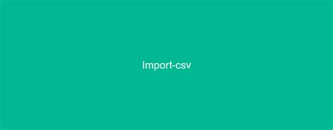 import csv