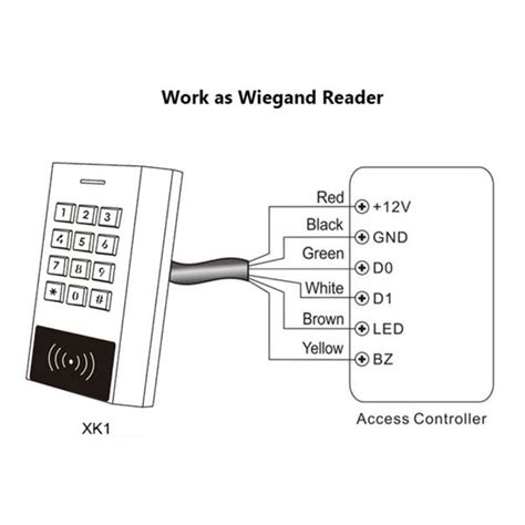Wiegand Reader Wiring Diagram