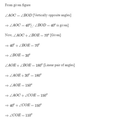 Exercise In The Given Figure Lines A B And C D Intersect Q If Angle A