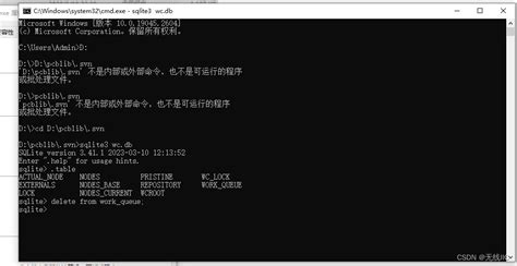关于svn使用过程中出现“cleanup failed to process the following paths ”的报错的解决