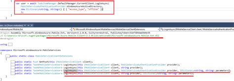 using a refresh token in aad b2c with azure app service and xamarin
