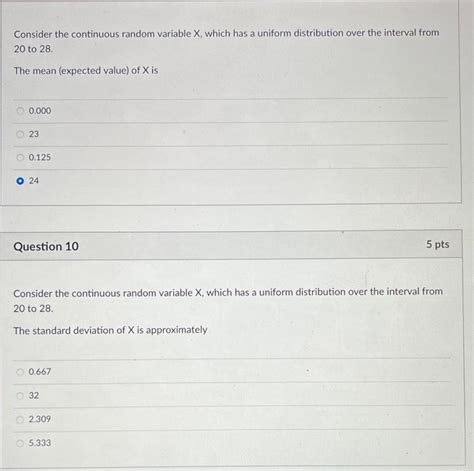 Solved Consider The Continuous Random Variable X Which Has Chegg