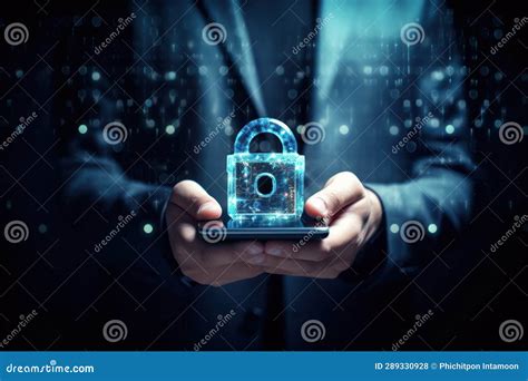 Cybersecurity And Privacy Concept Of Data Protection Secure Encryption Technology Generative