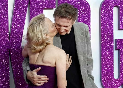 Liam Neeson Talks Filming Sex Scene With Pamela Anderson Amid Pda Heavy
