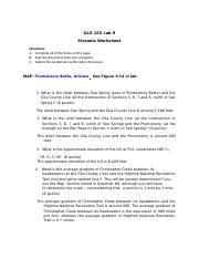 Lab Worksheet R Doc GLG Lab Streams Worksheet Directions A Complete All Of The Items