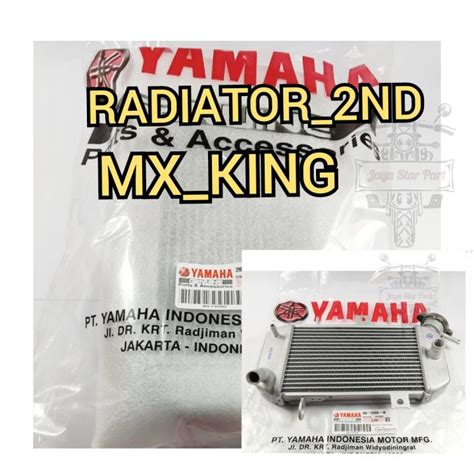 Radiator Mx King Yamaha Mx 155 Cc Kualitas Originil Yamaha Presisi Awet