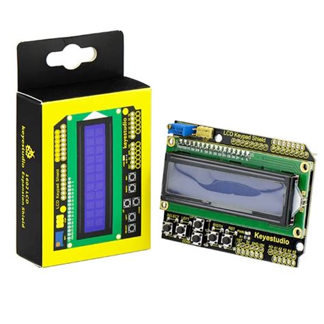 UNO LCD Shield S Tipkami Keyestudio Kompatibilno Z Arduino DSVET Eu Arduino Spletna