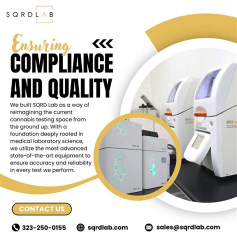 Sqrd Lab On Linkedin Cannabiscompliance Qualityassurance Labtesting