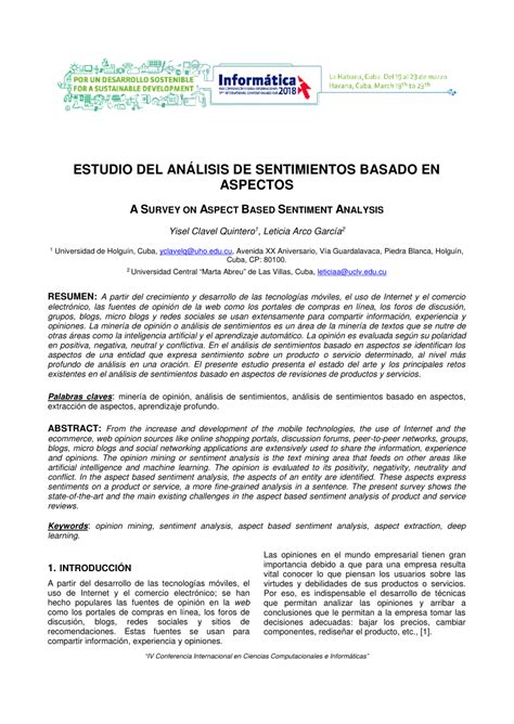Pdf A Survey On Aspect Based Sentiment Analysis