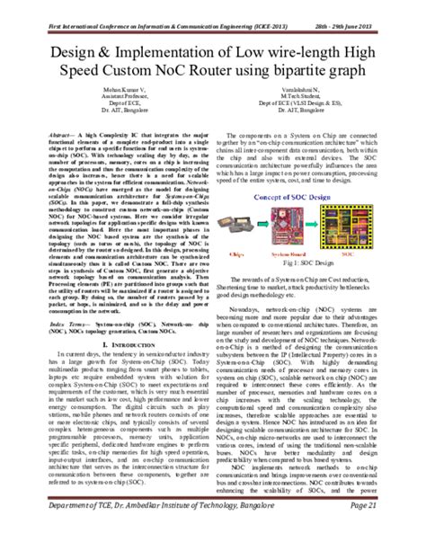 pdf high speed custom noc router design using bipartite graphs
