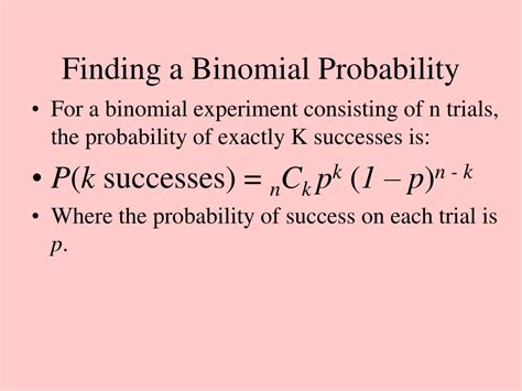 Ppt 126 Binomial Probability Theorem Powerpoint Presentation Free Download Id6717471