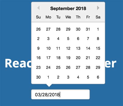 Date Picker Not Closed After Date Selection · Issue 597 · Hacker0x01react Datepicker · Github