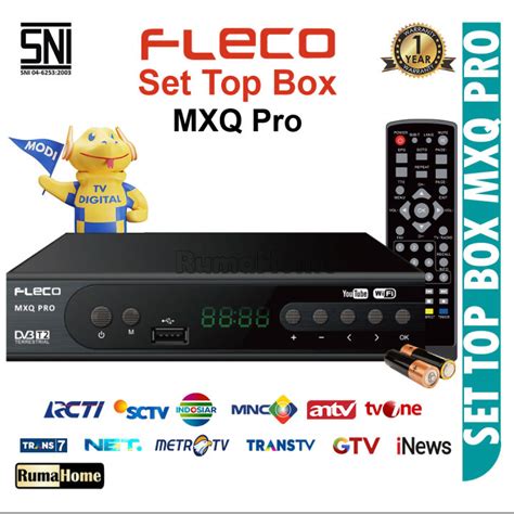 Set Top Box Tv Digital Sni Stb Fleco Mxq Pro Full Hd 1080p Stb Tv Box And Receiver Tv Lazada