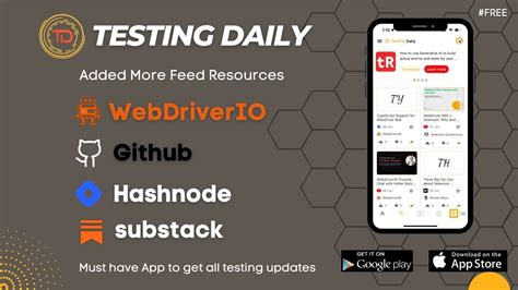 Testingdaily Now Showing Feed From More Resources Like Webdriverio