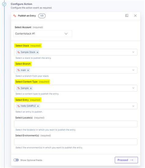Contentstack Management Entries Actions Contentstack
