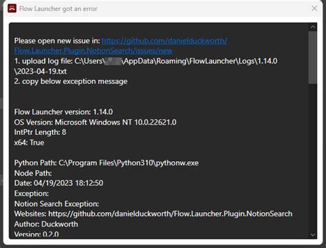 Notion Search Plugin Has Some Of You Been Able To Use It Rflowlauncher