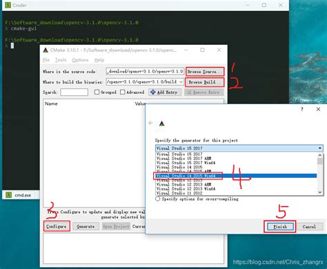 Windows环境下cmakevs编译opencv源码使用cmake编译x64的opencv源文件 Csdn博客