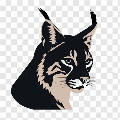 오타와 살쾡이 머리 벡터 실루엣 흰색 배경에 밥캣의 단순한 검은색 아이콘 그림자 없음 작은 프레임 중앙 Png 일러스트 및 벡터 에 대한 무료 다운로드 Pngtree