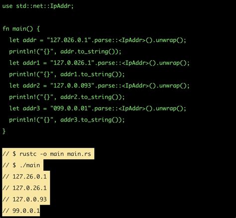 Go Rust Net Library Affected By Critical Ip Address Validation