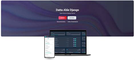 Django Datta Able Dark Mode Free Product