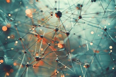Neural Connections Foprocessing Of Information Premium Ai Generated Image