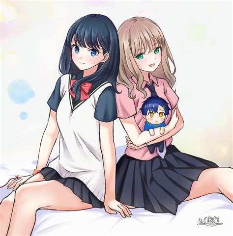 Takarada Rikka And Minami Yume Gridman Universe And More Drawn By Awazake Wairu Danbooru