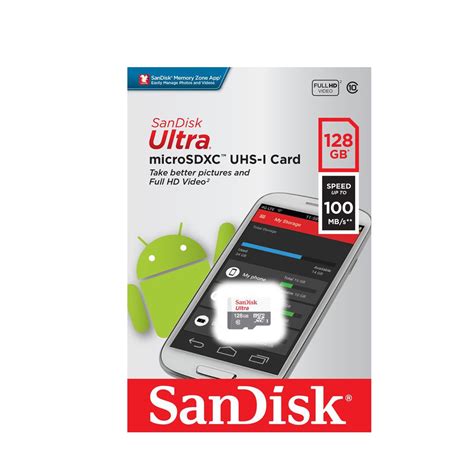 Bakida Mikro SD kart "Sandisk Ultra" Class 10 100MB, 128GB Yaddaş kartı ...