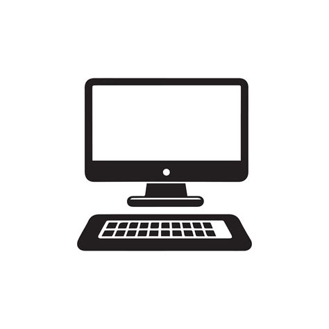 Computer Monitor Vector Symbol Logo 35580918 Vector Art At Vecteezy