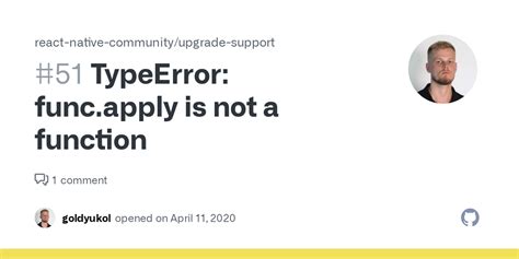 Typeerror Funcapply Is Not A Function · Issue 51 · React Native