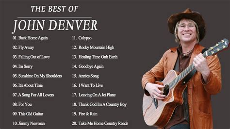 Best Songs Of John Denver John Denver Greatest Hits Full Album The