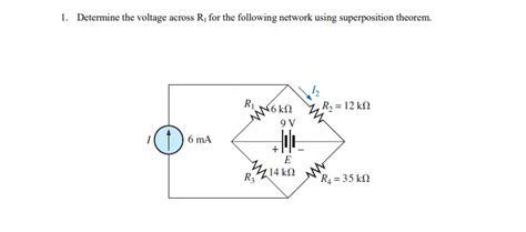 Solved Determine The Voltage Across R For The Following Chegg