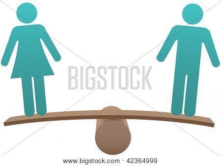 Equal Man Woman Sex Vector Photo Free Trial Bigstock