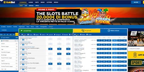 Goldbet Scommesse La Nostra Recensione Dellitaliano Bookmaker