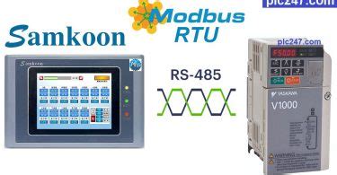 Samkoon HMI Modbus RTU INVT GD Tutorial Plc
