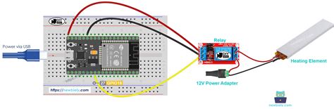 Esp32 Controls Heating Element Esp32 Tutorial