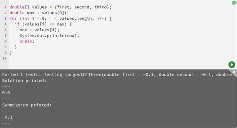 Solved Java Assume You Are Working With Three Double Chegg Com